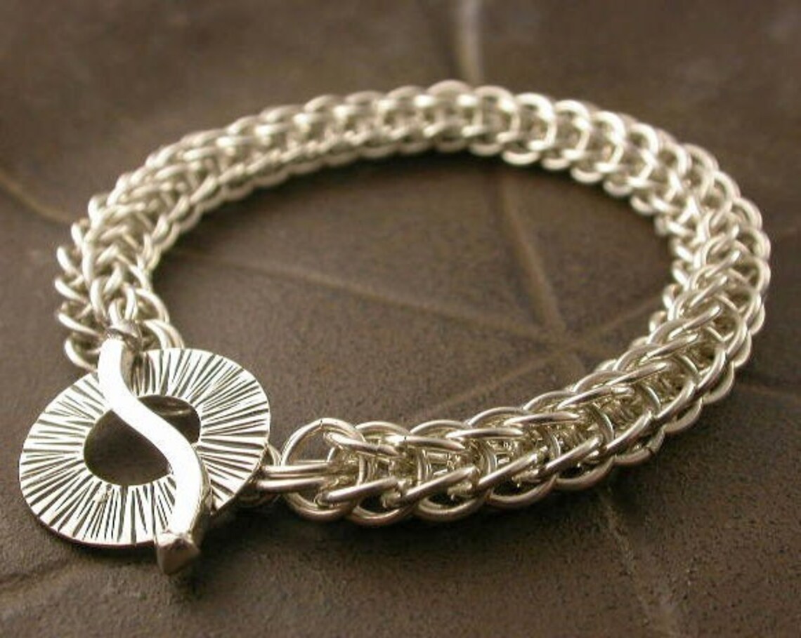 TUTORIAL - Full Persian Chain Maille Bracelet - Etsy