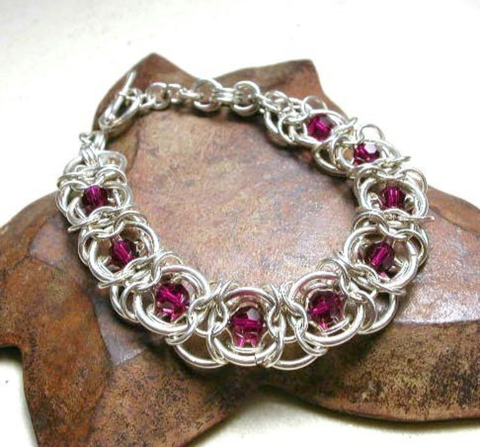 TUTORIAL - Staggered Corduroy With Japanese Overlay Chain Maille ...