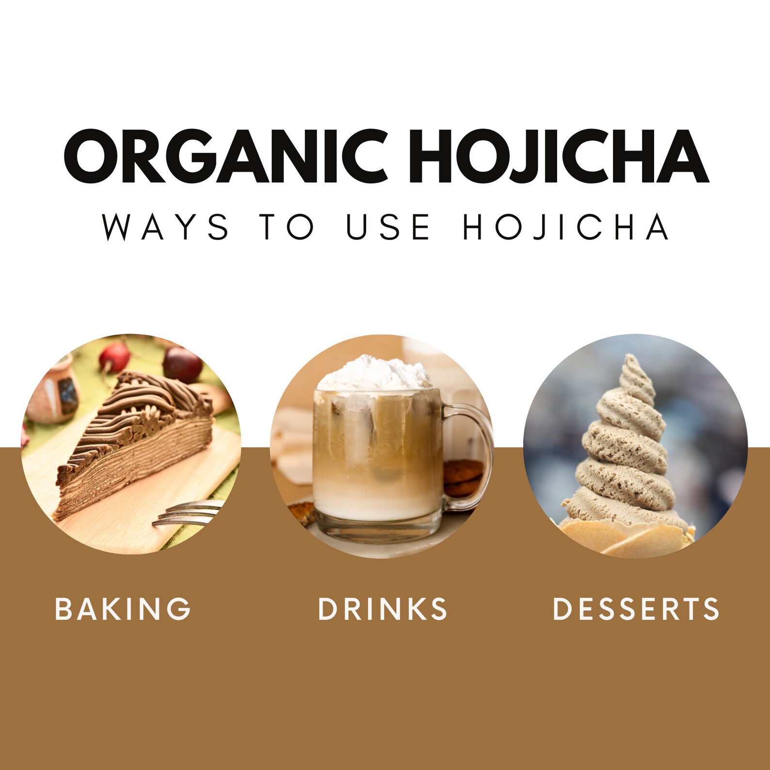Teafy Organic Hojicha Powder Roasted Houjicha Green Tea Powder From ...