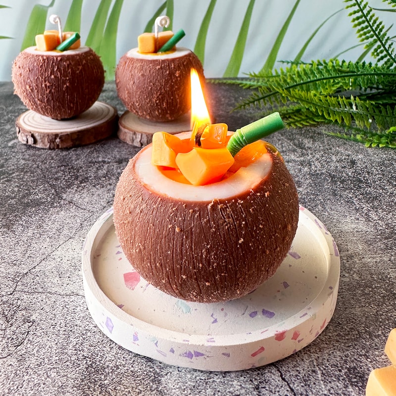 Coconut Candle - Etsy