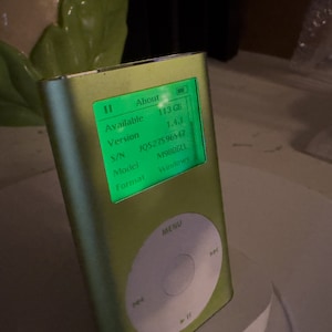Built to Order - Heavily Modded Ipod Mini 2nd Gen - Green Backlight ...