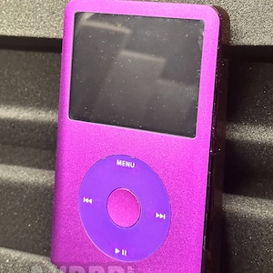 Custom Taptic Modded 1TB Alĺ Purple Ipod Classic 7th Gen - 3000mah ...