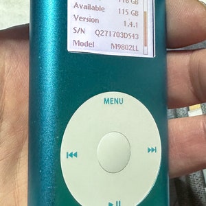 Grade A 128GB Blue Ipod Mini 2nd Gen Taptic Modded A1051 - Etsy