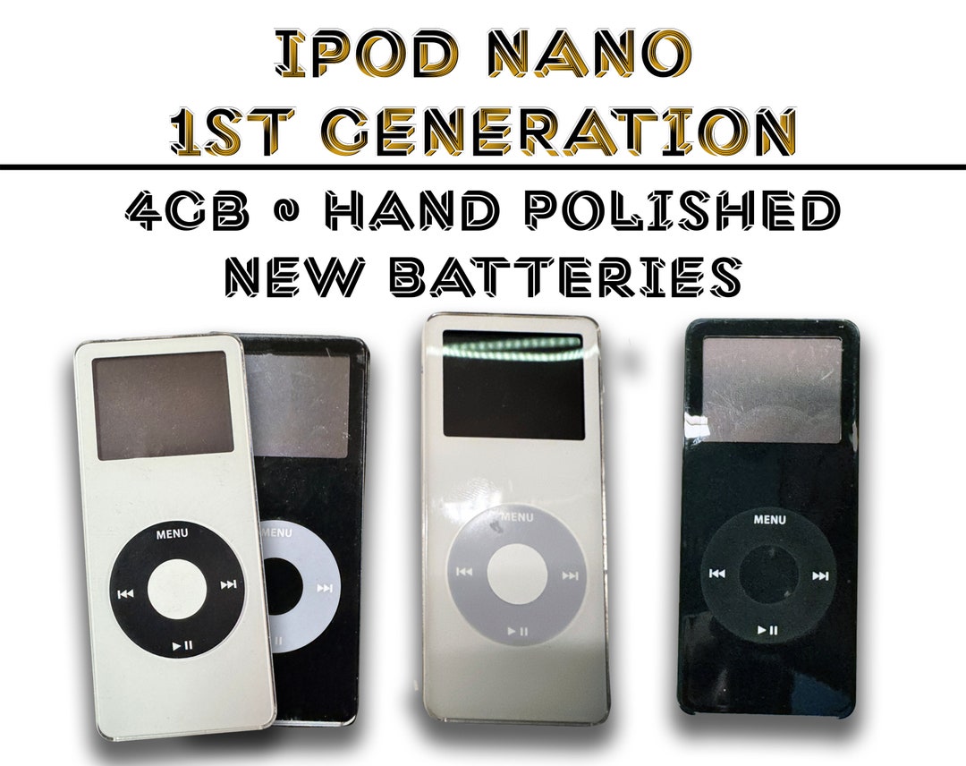 4GB Ipod Nano 1st Gen Restored & Refurbished New Batteries, Polished ...