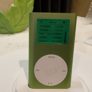 Built to Order - Heavily Modded Ipod Mini 2nd Gen - Green Backlight ...