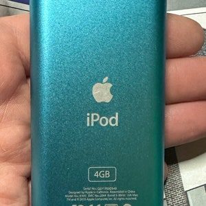 Grade A 128GB Blue Ipod Mini 2nd Gen Taptic Modded A1051 - Etsy