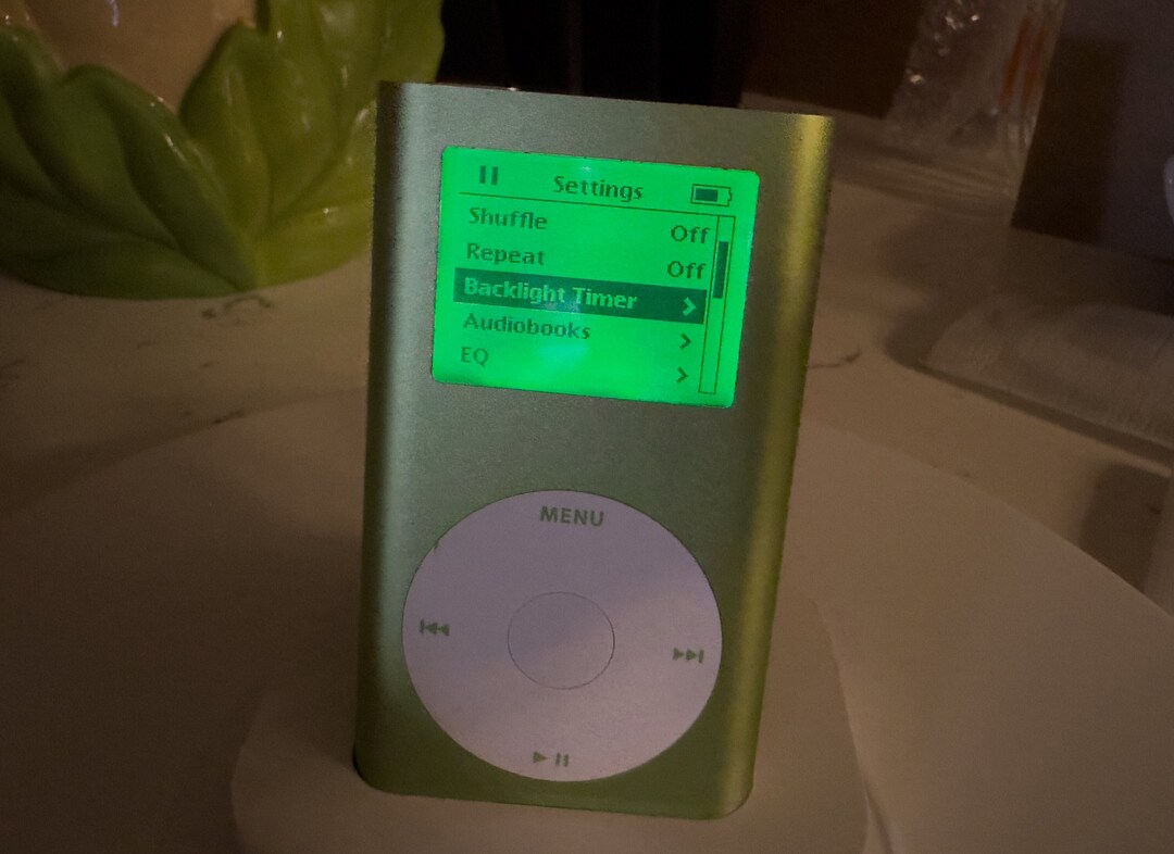 Built to Order Heavily Modded Ipod Mini 2nd Gen Green Backlight, Taptic ...