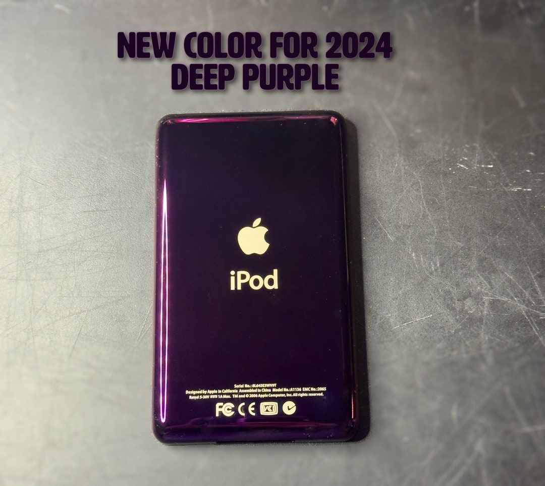 Dark Purple Ipod Classic 7th Gen: 512GB - 2TB, Taptic Mod - Etsy