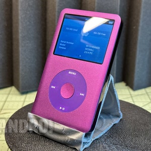 Custom Taptic Modded 1TB Alĺ Purple Ipod Classic 7th Gen - 3000mah ...