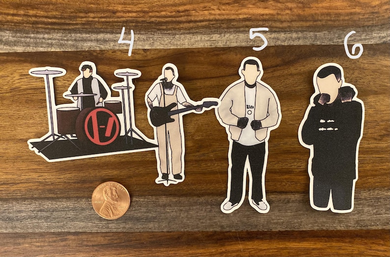 Twenty One Pilots "clancy" Inspired Stickers, Waterproof Matte Finish ...