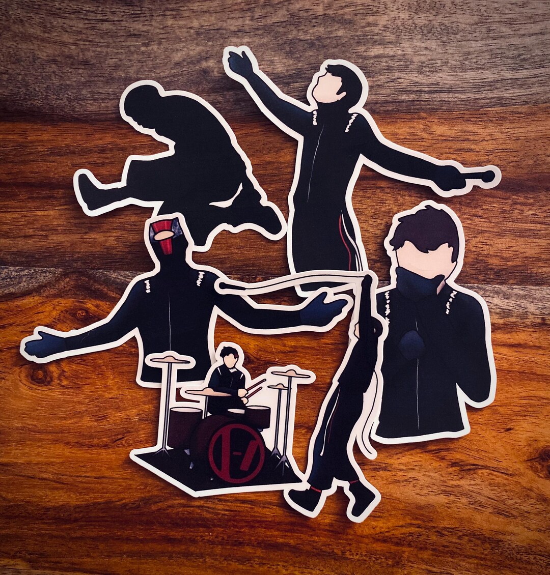 Twenty One Pilots "the Contract" Inspired Stickers, Waterproof Matte ...