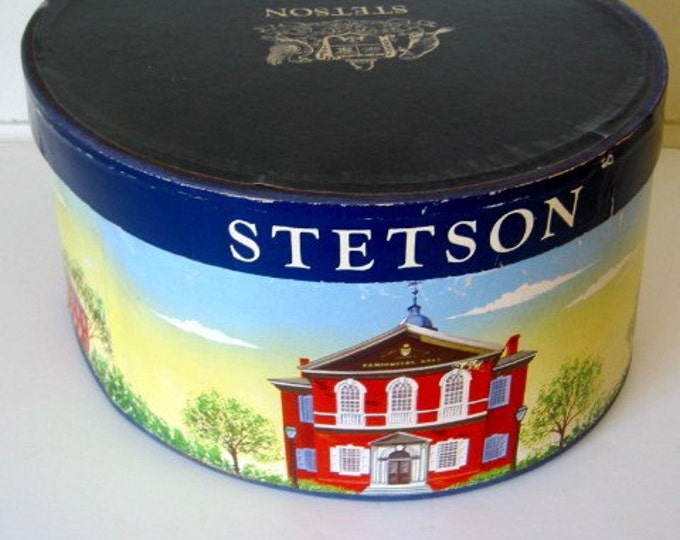 Vintage Stetson Hat Box SALE - Etsy