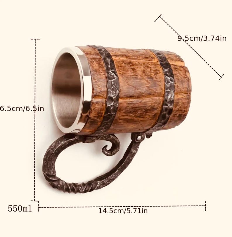 Dnd Drinking Mug Viking Medieval Style - Etsy