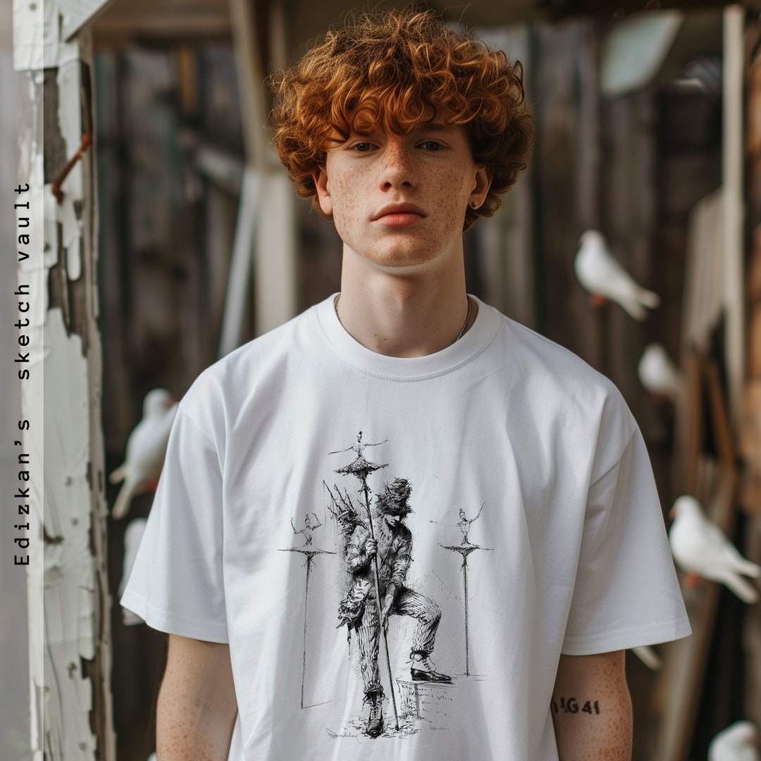 Leptotila - Hand-drawn Fantasy Puppet Master Design T-shirt | Unique ...