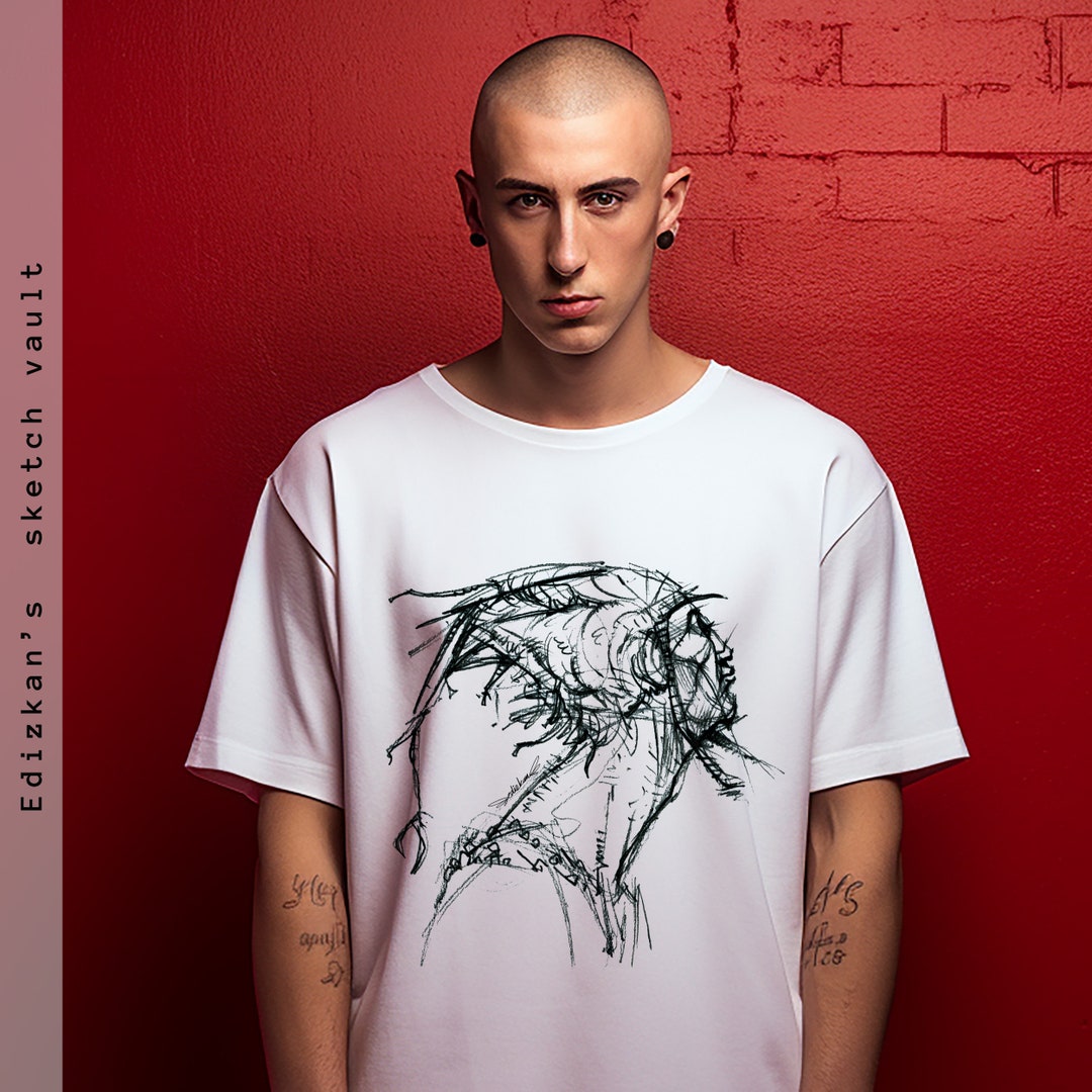 Scardafella Pencil Drawn Unisex T-shirt - Wearable Art by Ferhat ...