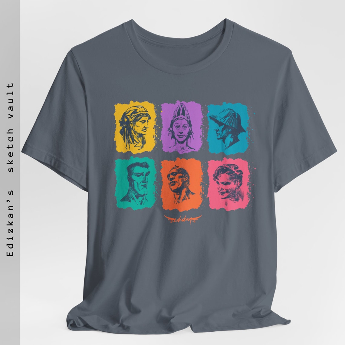 Geopelia Pop Art T Shirt Graphic Fine Art Tees Hand Draw Art Shirt ...