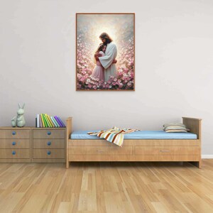 Roses and Faith, Christian Art, Jesus and Woman, Jesus Portrait, LDS ...