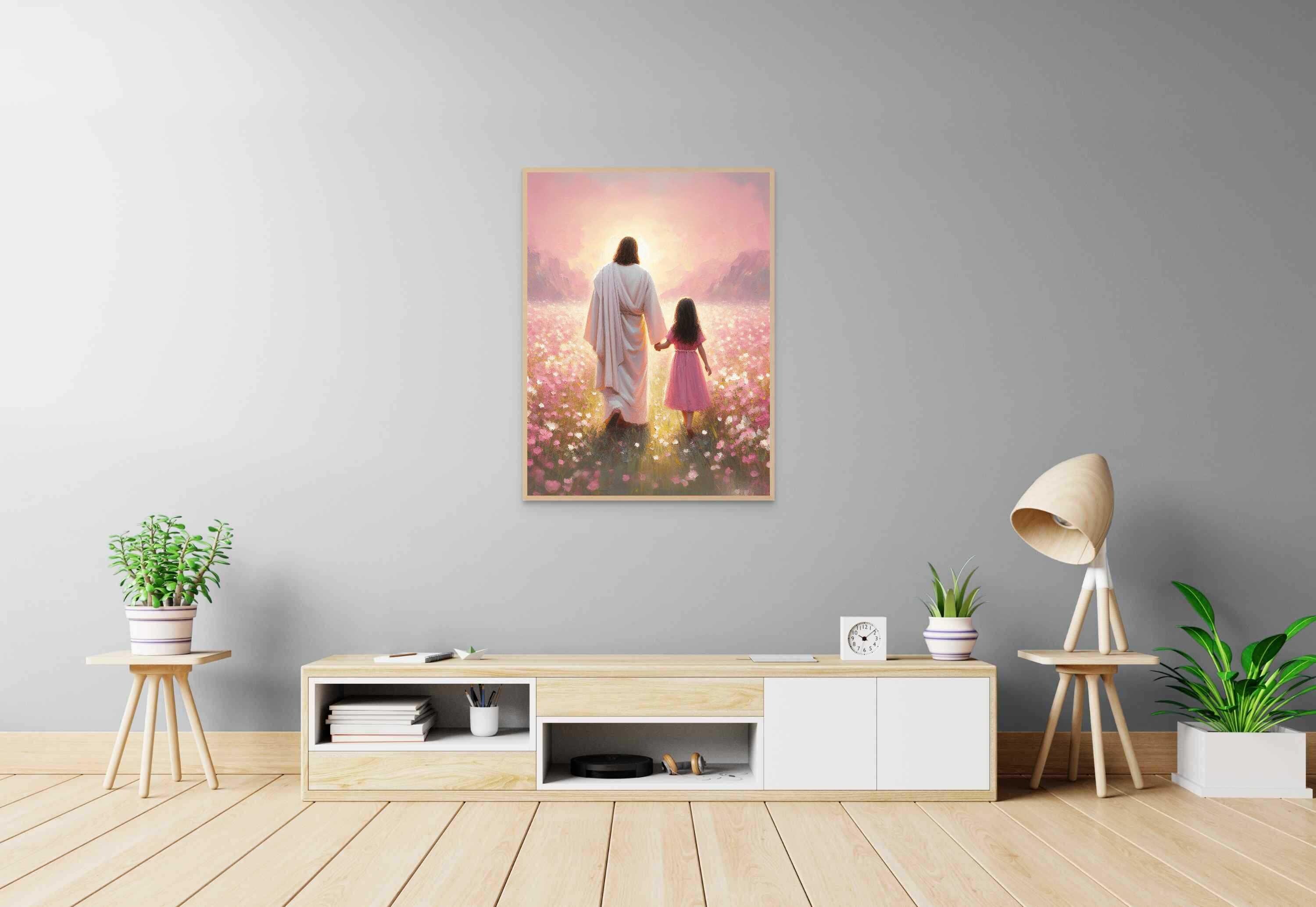 Follow Him, Christian Painting, Jesus and Girl, Jesus Painting, LDS Art ...