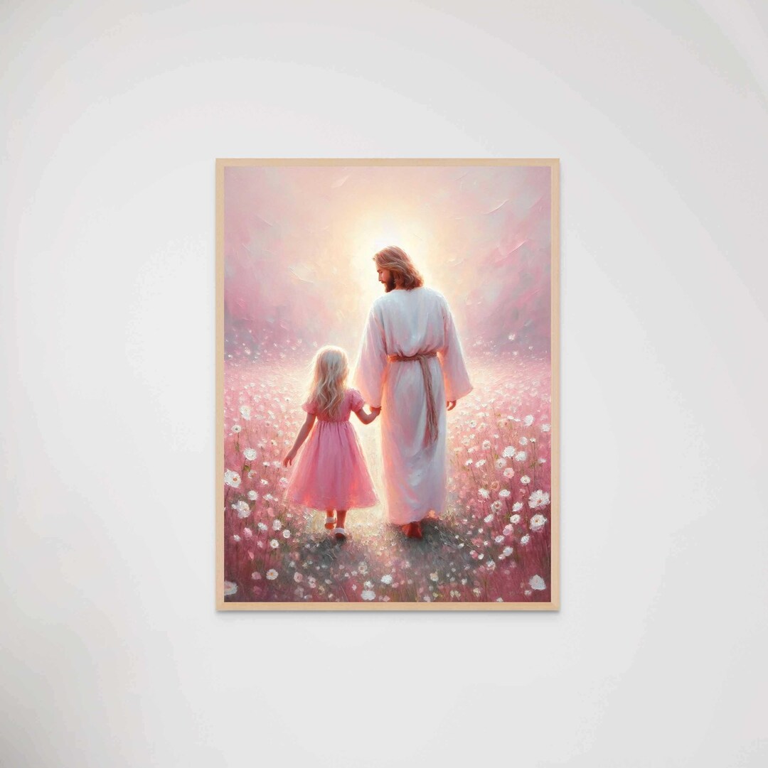 Guiding Hand, Christian Art, Jesus With Girl, Picture of Jesus, LDS ...