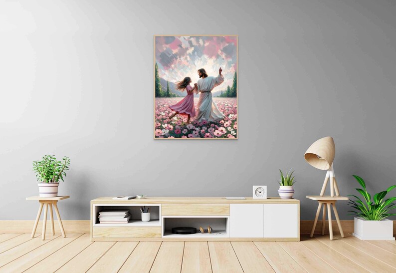 Dance With Jesus, Christian Art, Jesus and Girl Dancing, Jesus Art, LDS ...