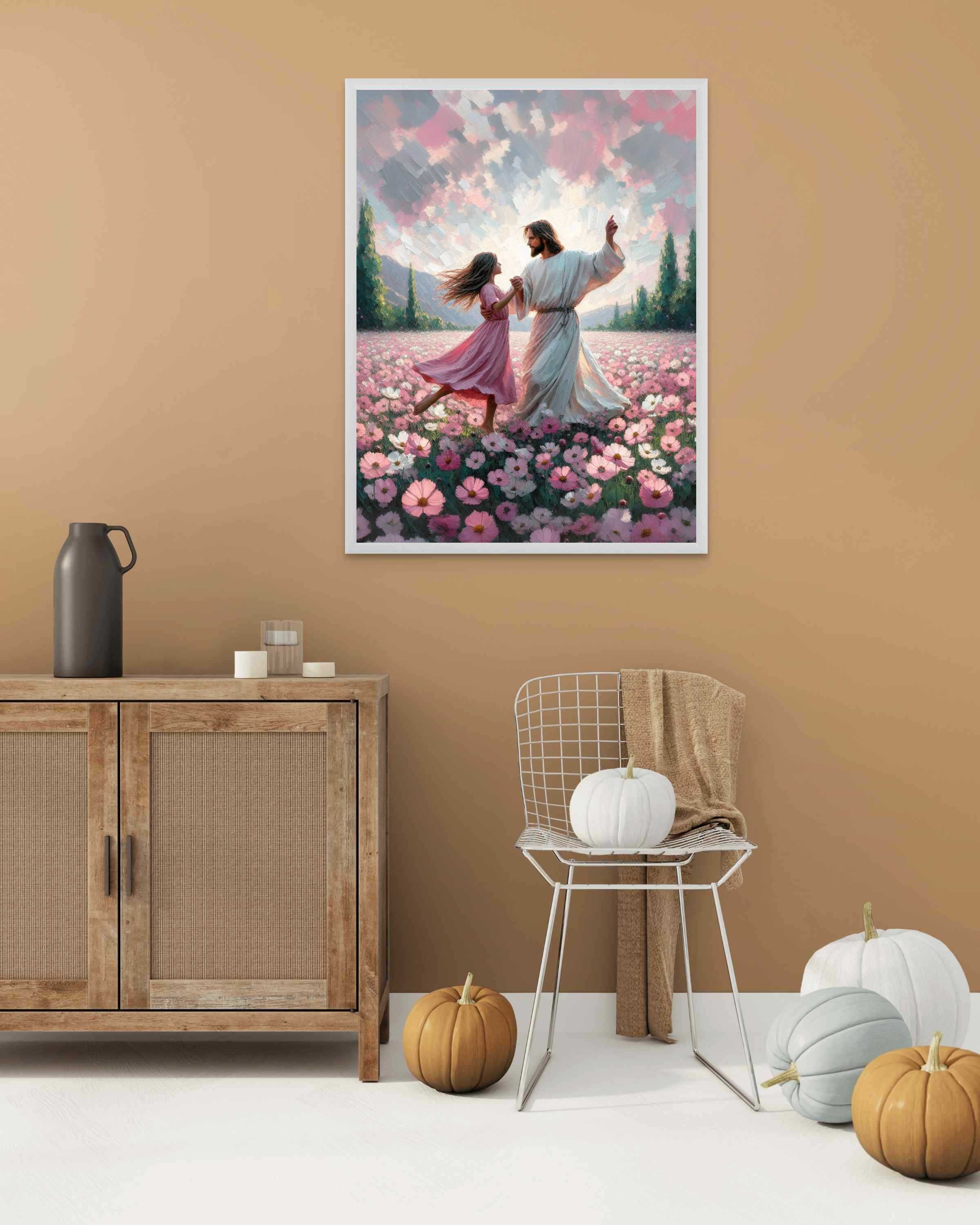 Dance With Jesus, Christian Art, Jesus and Girl Dancing, Jesus Art, LDS ...