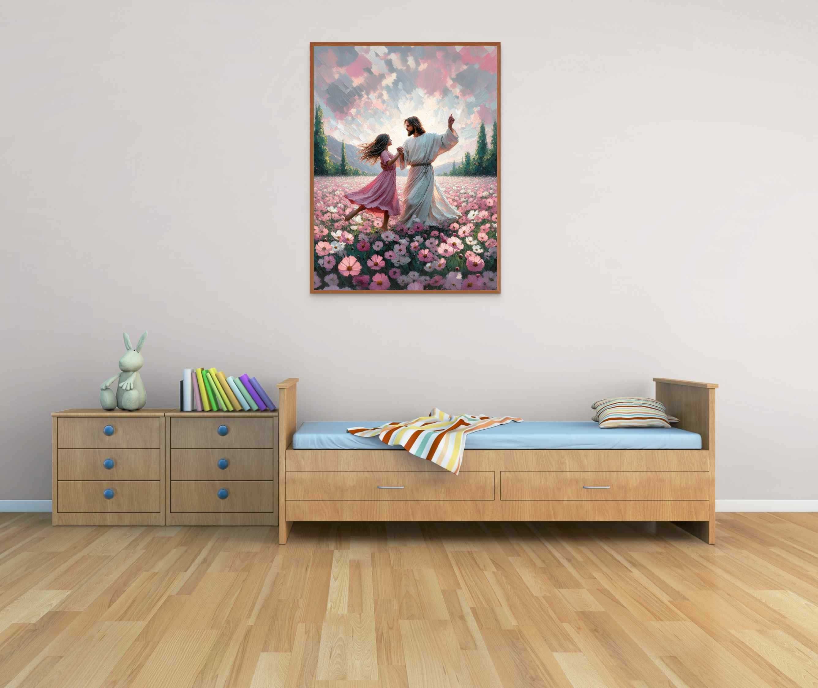 Dance With Jesus, Christian Art, Jesus and Girl Dancing, Jesus Art, LDS ...