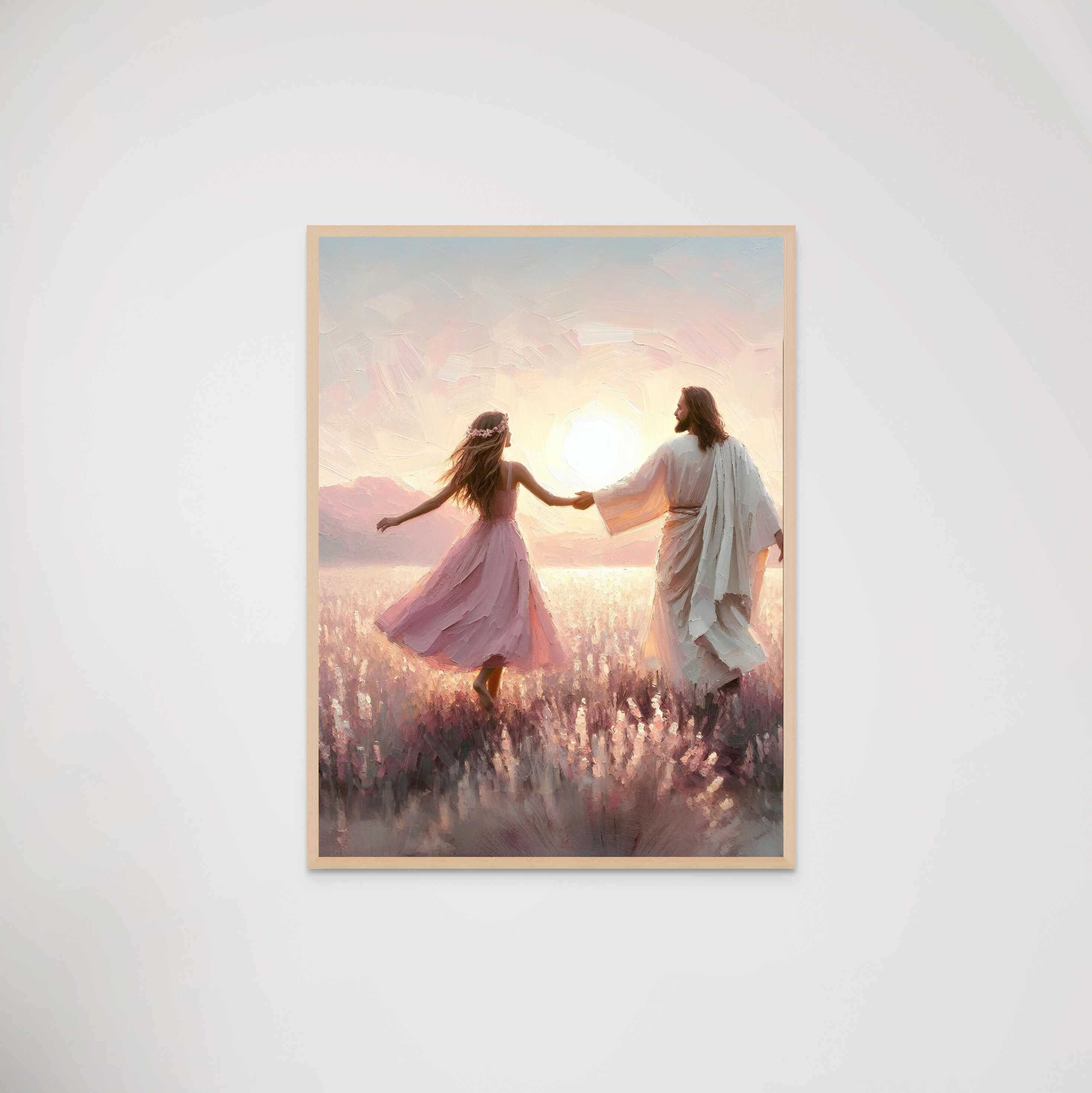 A Helping Hand, Christian Art, Jesus Helps Woman, Jesus With Girl ...