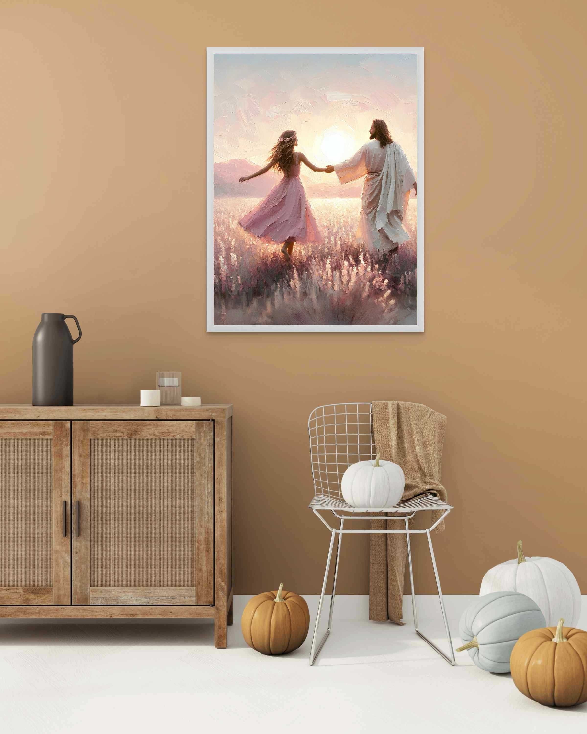 A Helping Hand, Christian Art, Jesus Helps Woman, Jesus With Girl ...