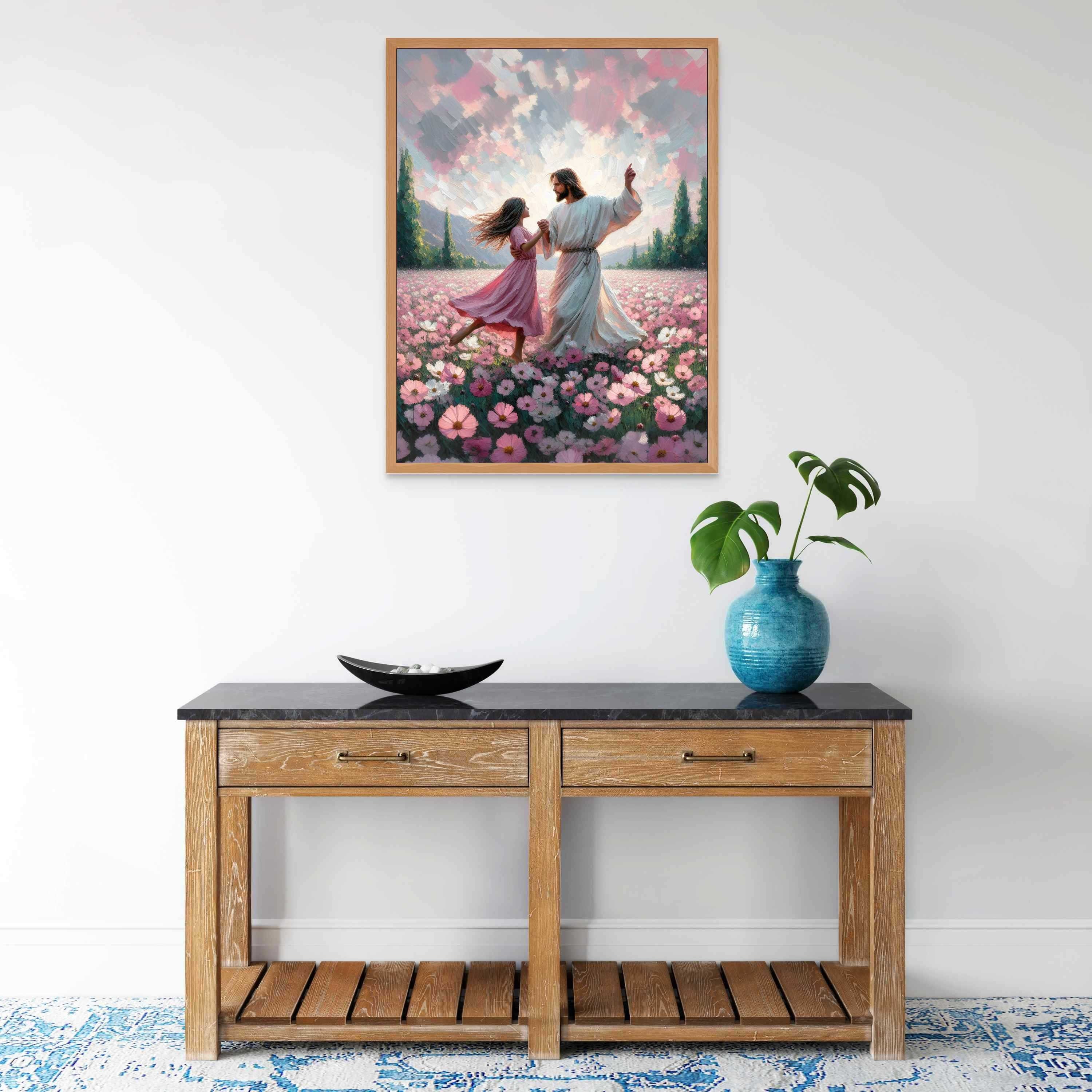 Dance With Jesus, Christian Art, Jesus and Girl Dancing, Jesus Art, LDS ...