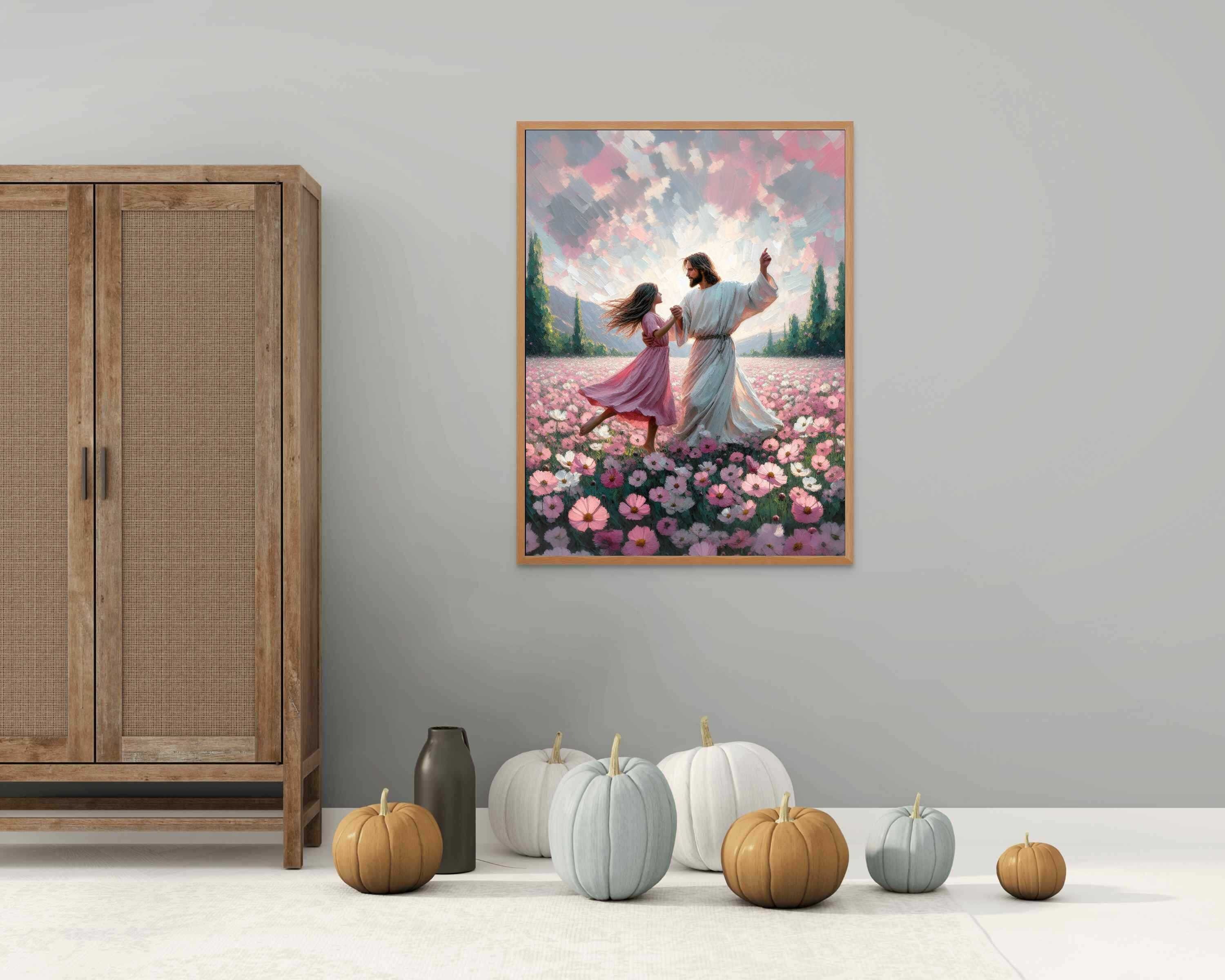 Dance With Jesus, Christian Art, Jesus and Girl Dancing, Jesus Art, LDS ...