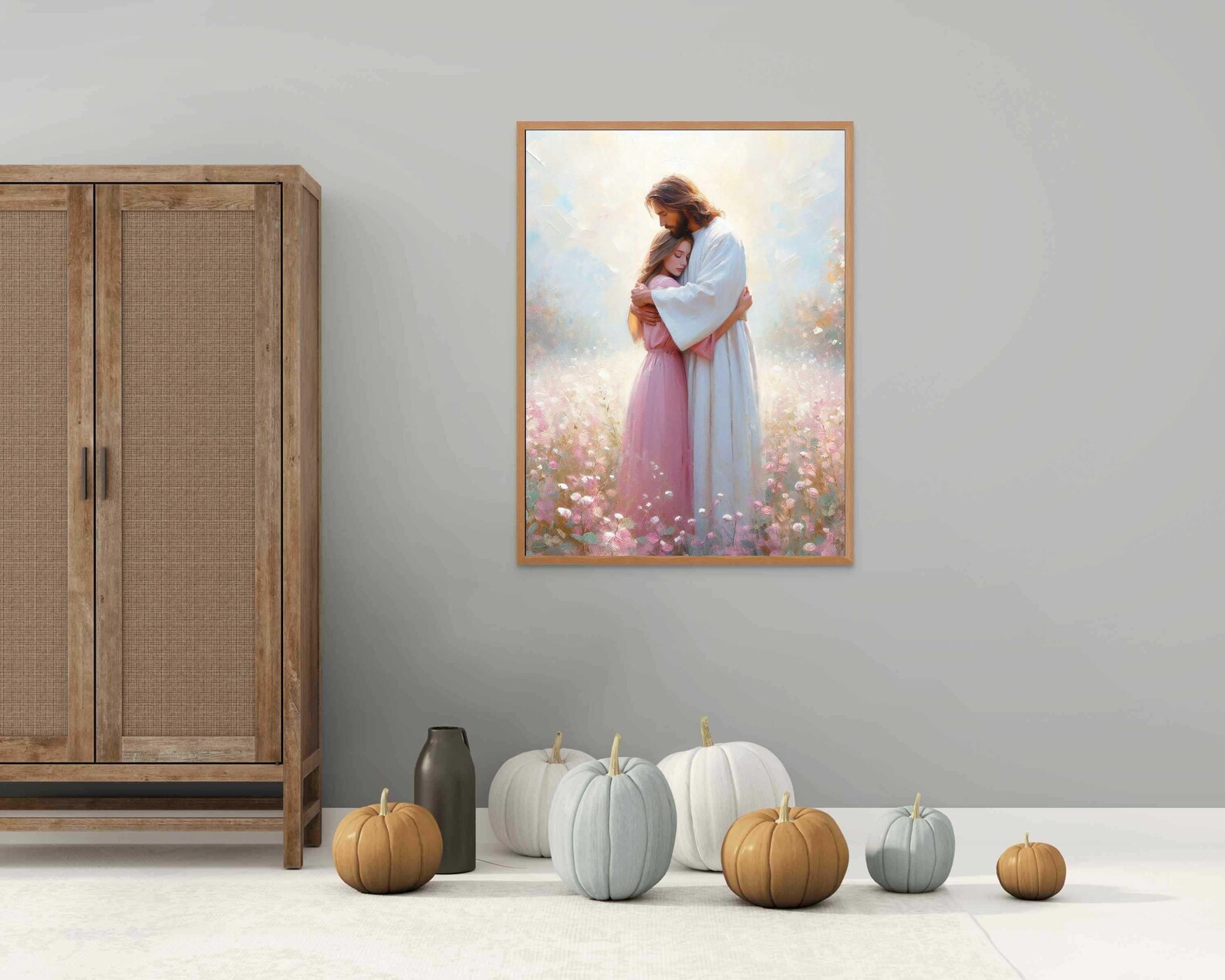 Loving Embrace, Christian Art, Jesus Hugging Woman, Picture of Jesus ...