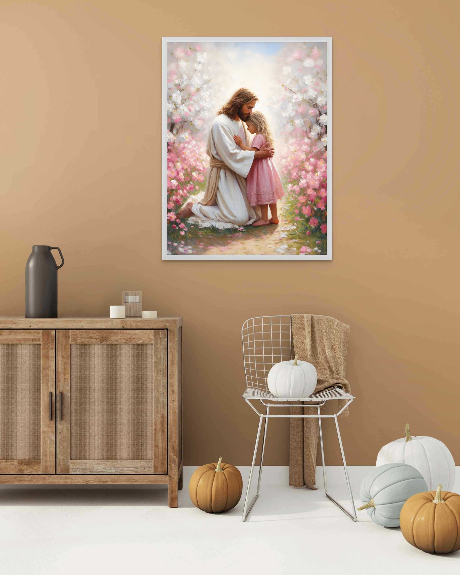 Jesus Loves You, Christian Wall Art, Jesus and Girl, Jesus Art, LDS ...