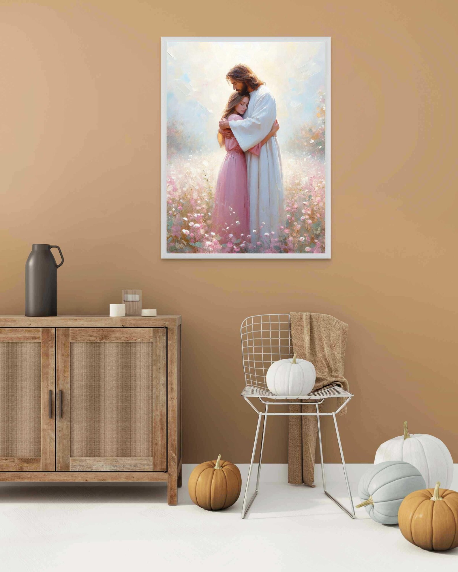Loving Embrace, Christian Art, Jesus Hugging Woman, Picture of Jesus ...