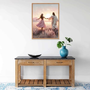 A Helping Hand, Christian Art, Jesus Helps Woman, Jesus With Girl ...