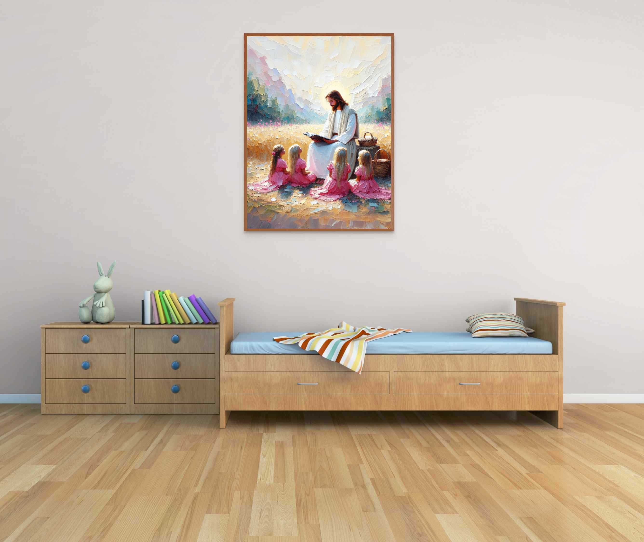 Lessons of Christianity, Christian Wall Art, Christian Kids Art, Jesus ...