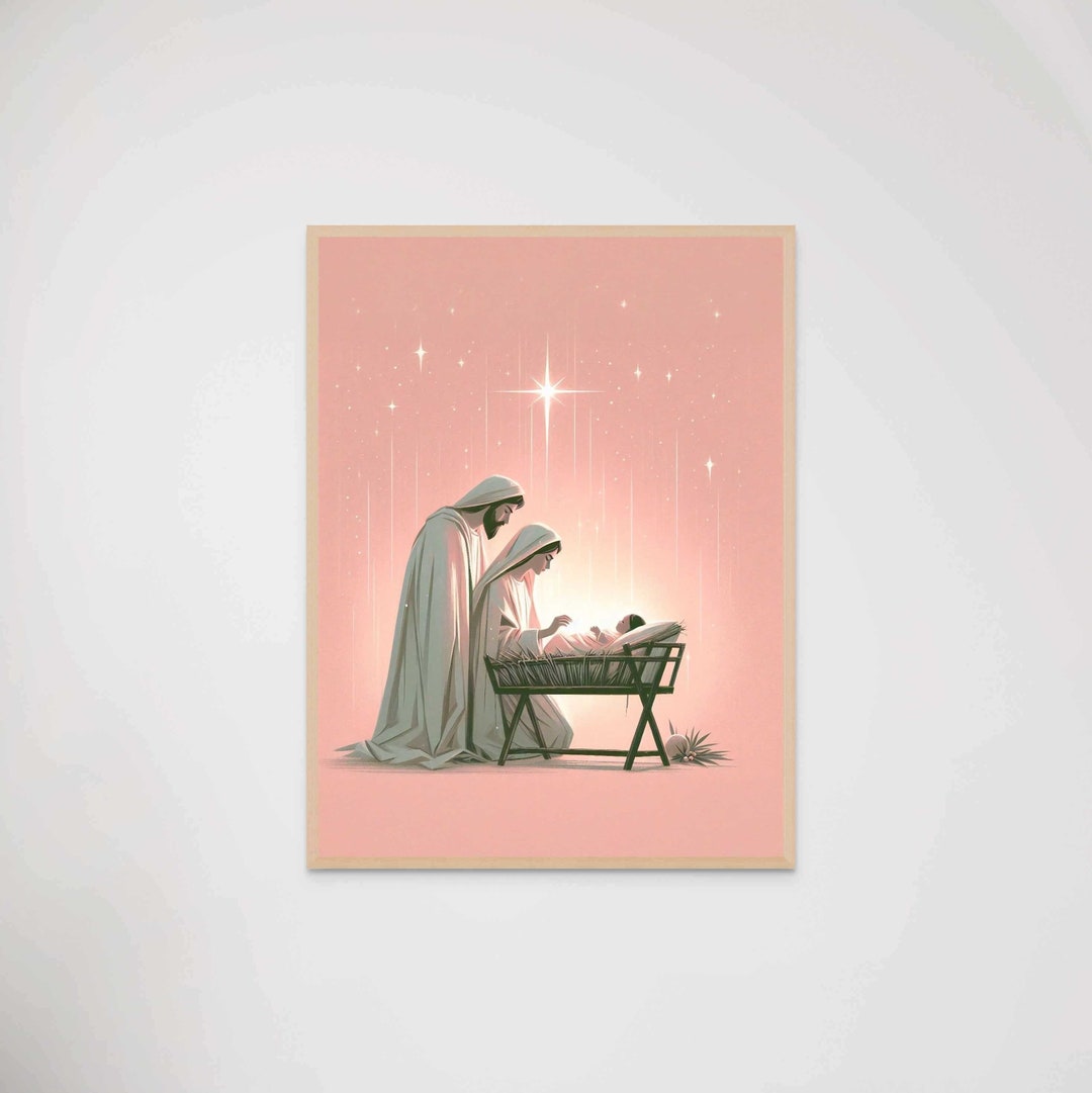 Birth of Jesus Nativity Art, Christian Art, Jesus Art, Christmas ...