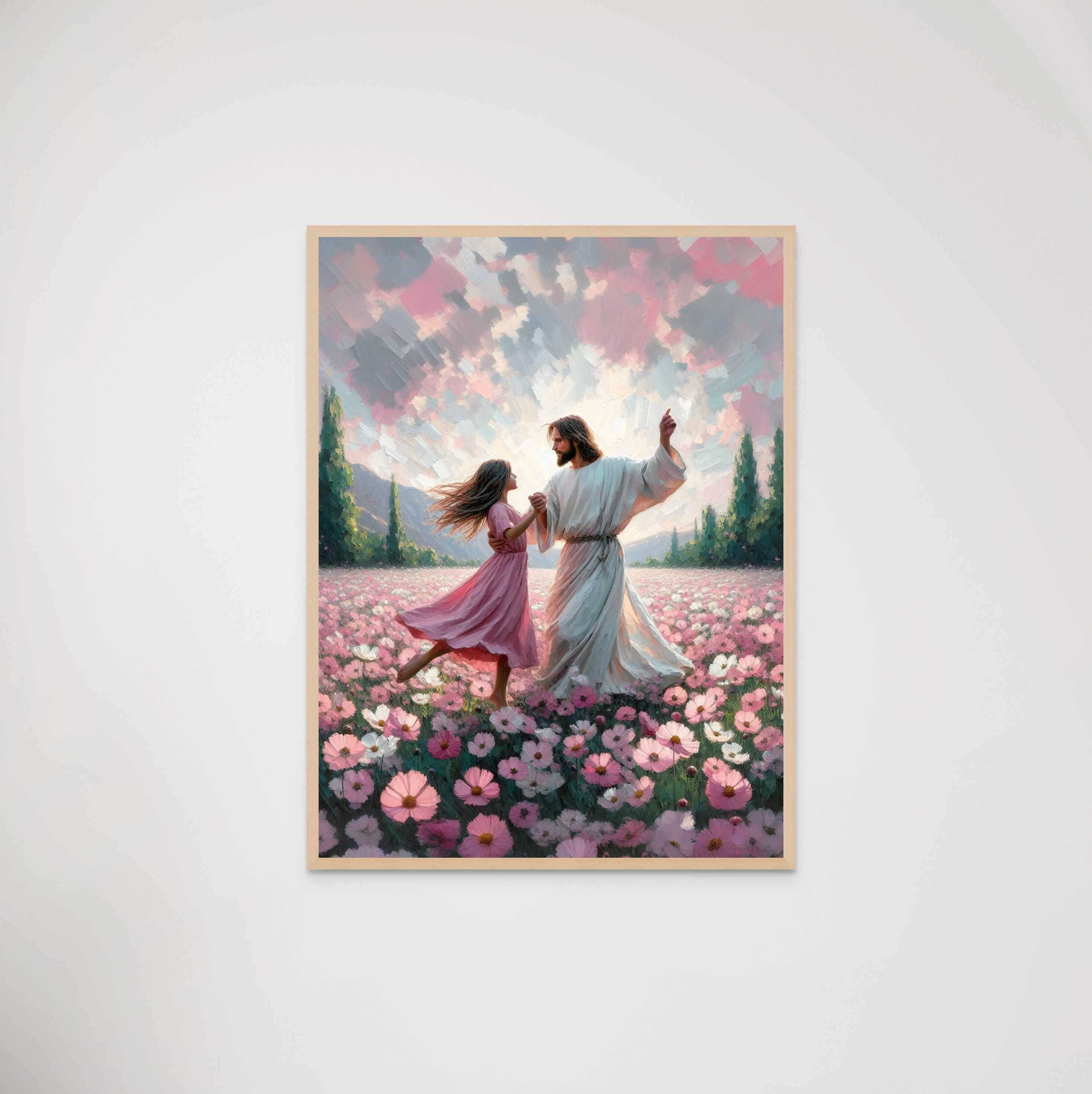 Dance With Jesus, Christian Art, Jesus and Girl Dancing, Jesus Art, LDS ...