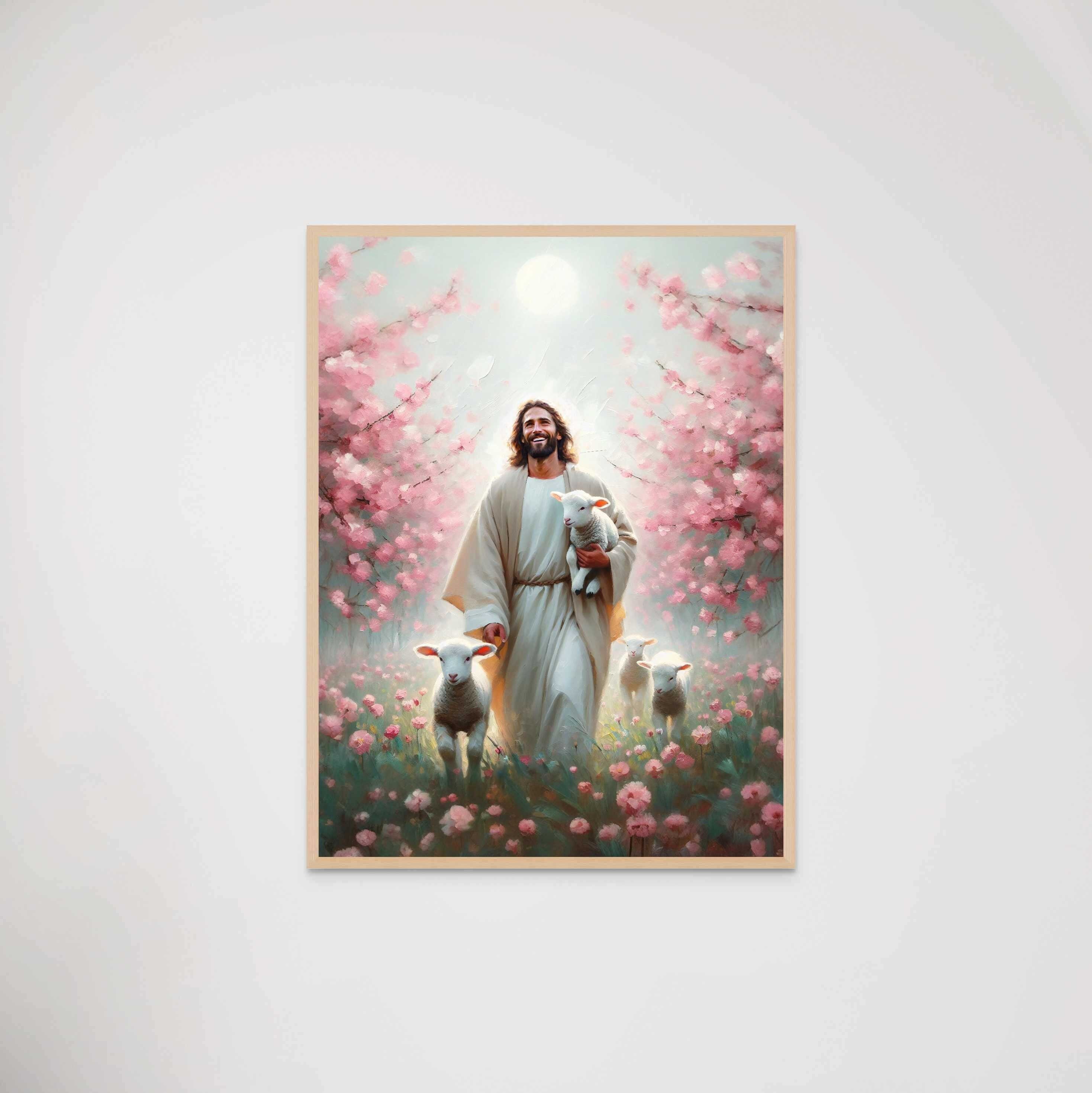 Shepherd's Love, Christian Painting, Jesus Art, Good Shepherd Art ...
