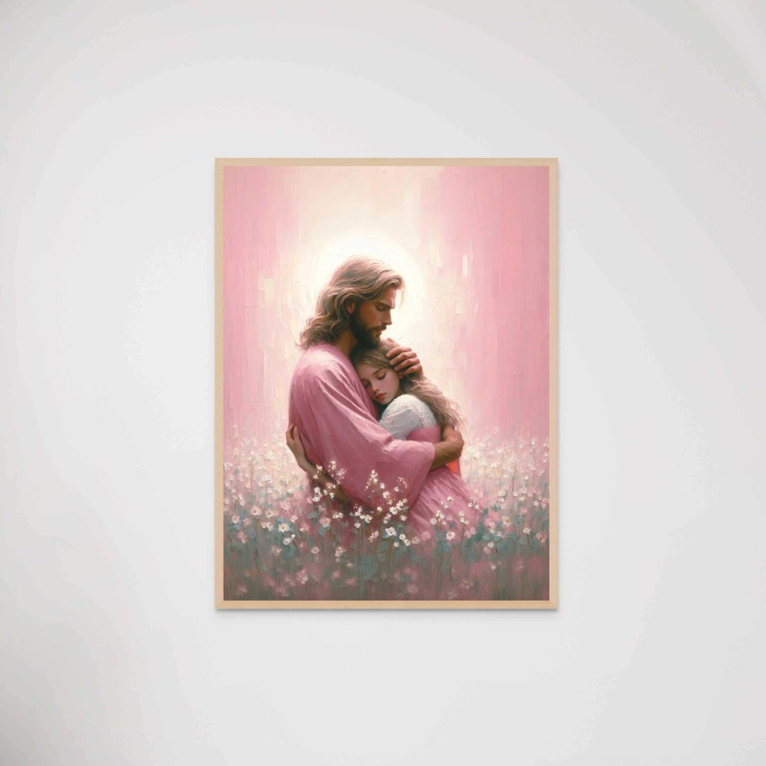 Her Savior, Christian Art, Jesus With Girl, Picture of Jesus, LDS ...
