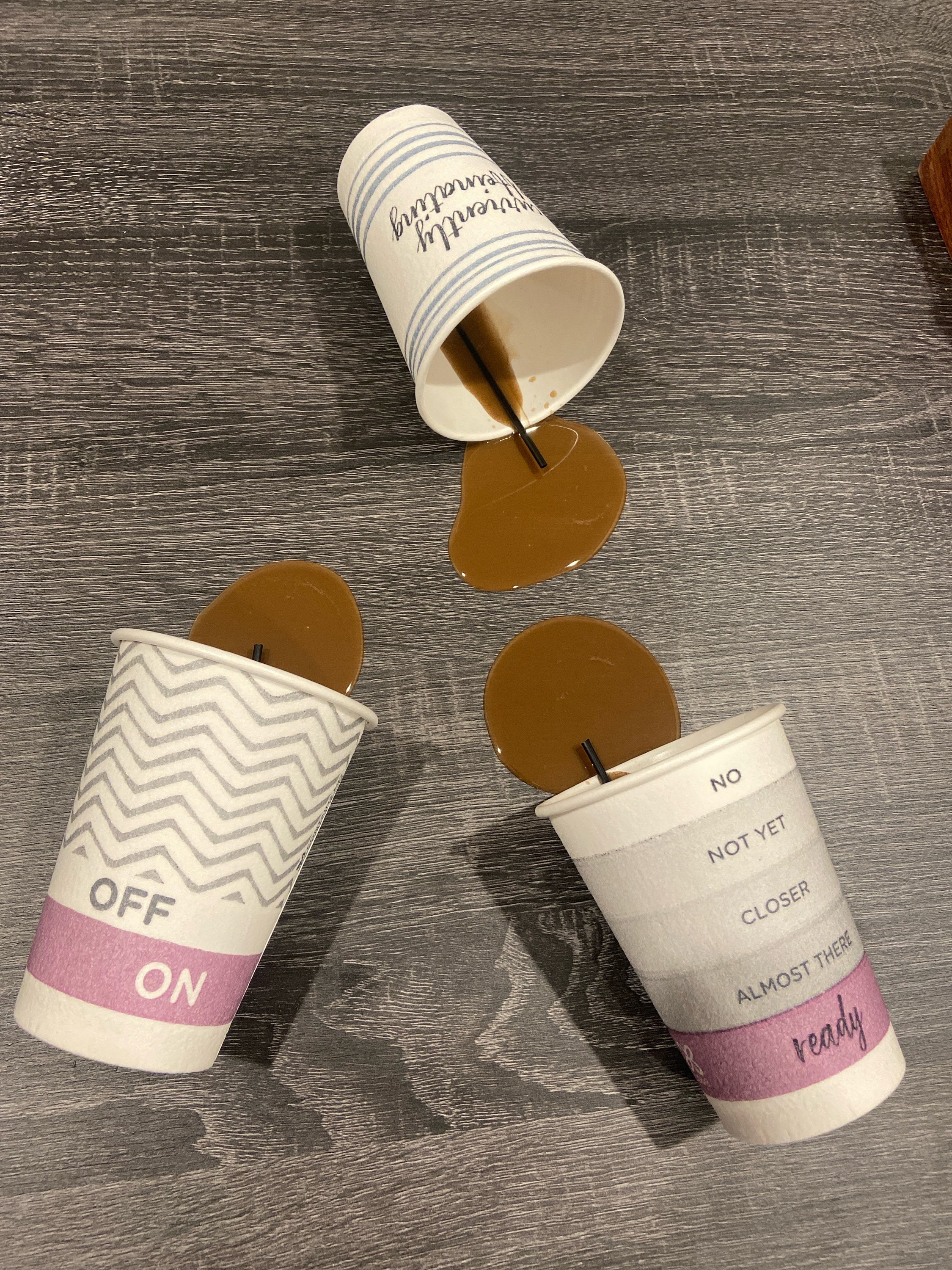 Fake Coffee Spill Cup, Prop, Display, Gag - Etsy