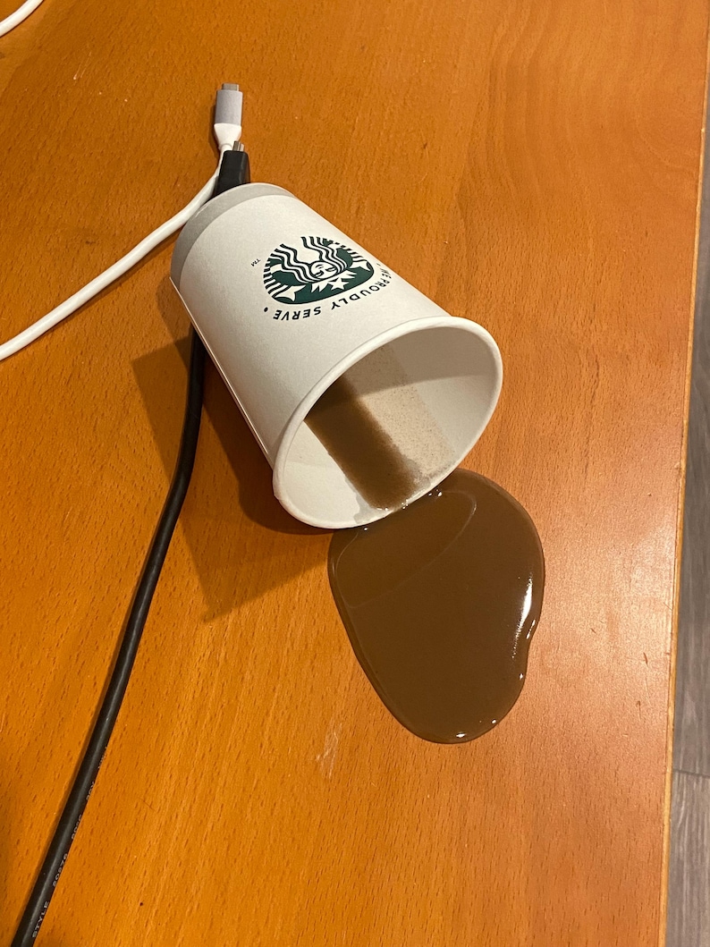 Fake Coffee Spill Cup Prop, Display, Gag - Etsy