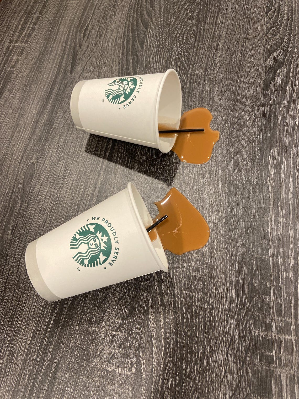 Fake Starbucks Coffee Spill Cup Prop, Display, Gag, Joke - Etsy