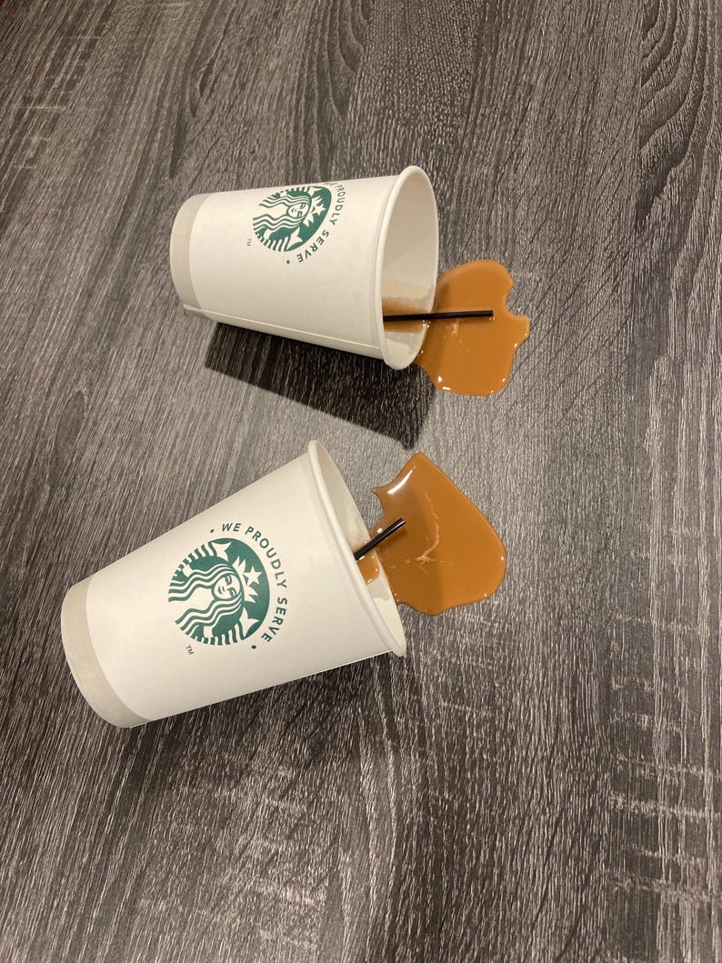 Fake Coffee Spill Cup Prop, Display, Gag - Etsy