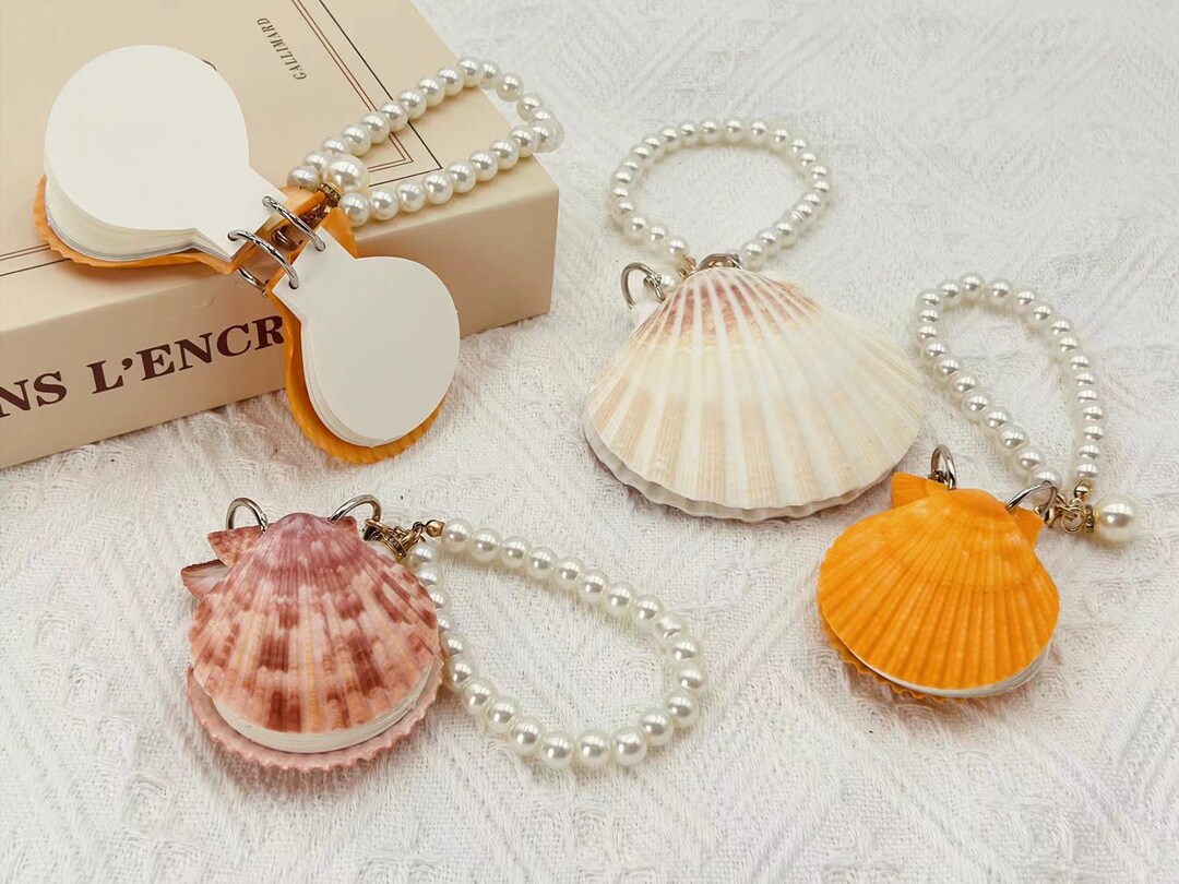 Cute Sea Shell Notebook for Ocean Stationery Gift for Her, Portable ...