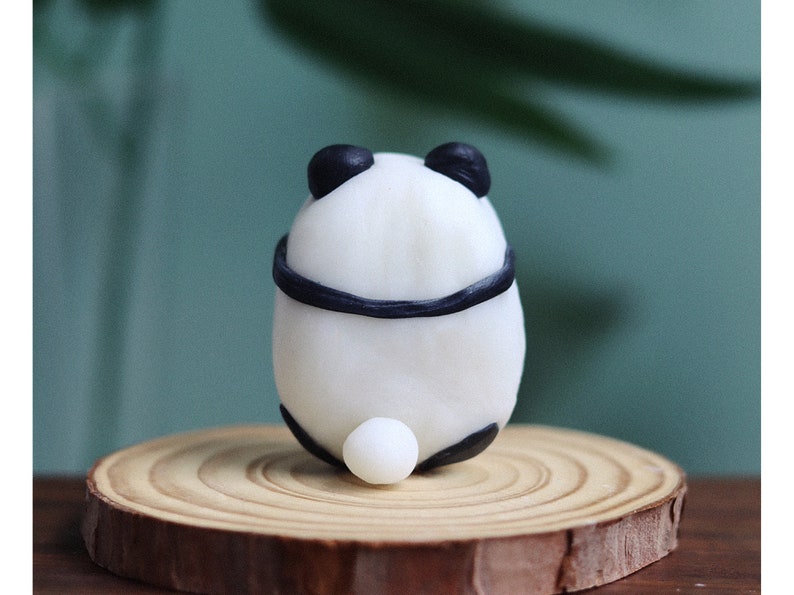 3pcs Mini Panda Candle Sets for Desk Decor Gifts, Cute Panda With ...