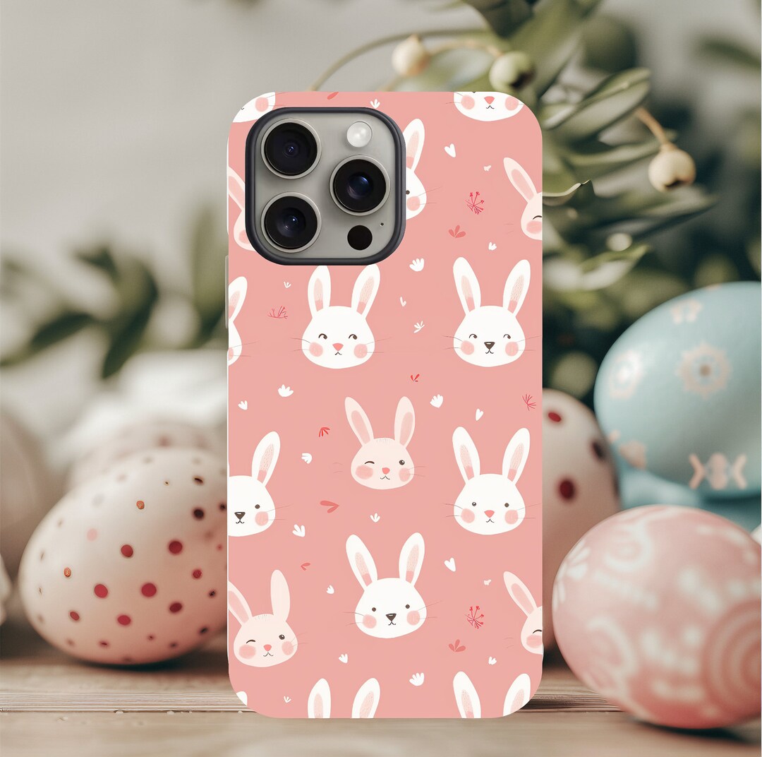 Cute Phone Case Tough Pone Case Bunny Phone Case Kawaii Phone Case ...