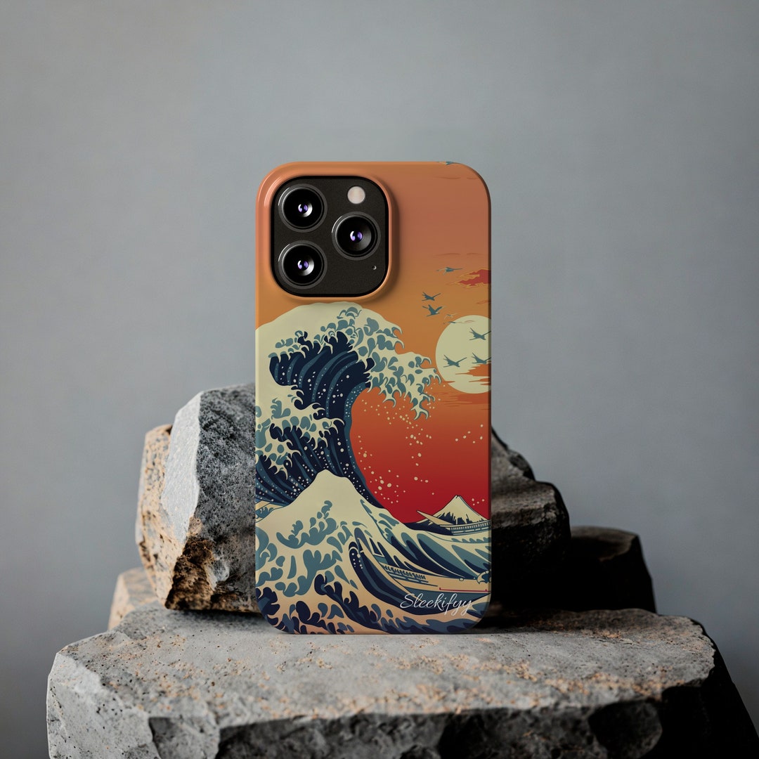 Japanese Wave Slim Phone Cases Japanese Wave Phone Case iPhone Phone ...