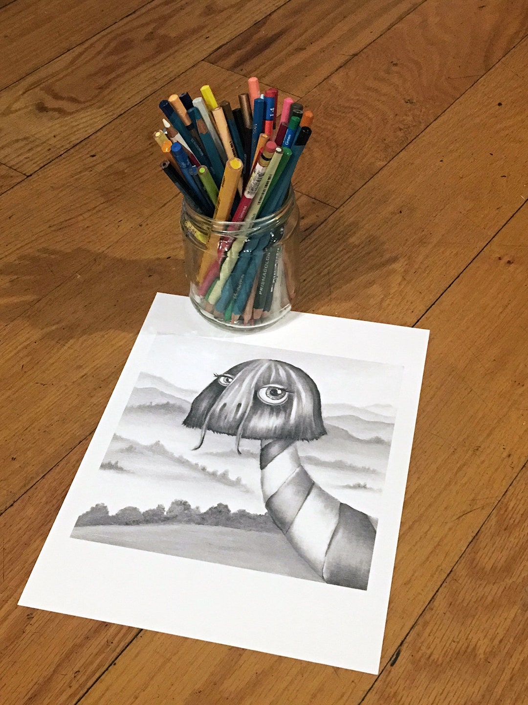 Buy Mist Printable Coloring Page Instant Download Creature Online in ...