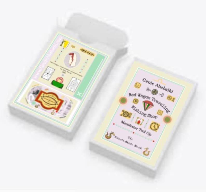 Oracle Guide Cards Deck - Tarot Fortune Telling Genie Divination Tools ...