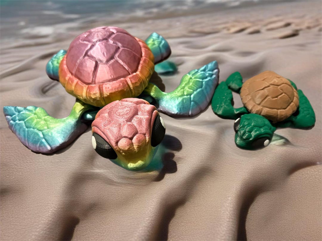 Cinderwing3d’s Flexi Turtle - Etsy